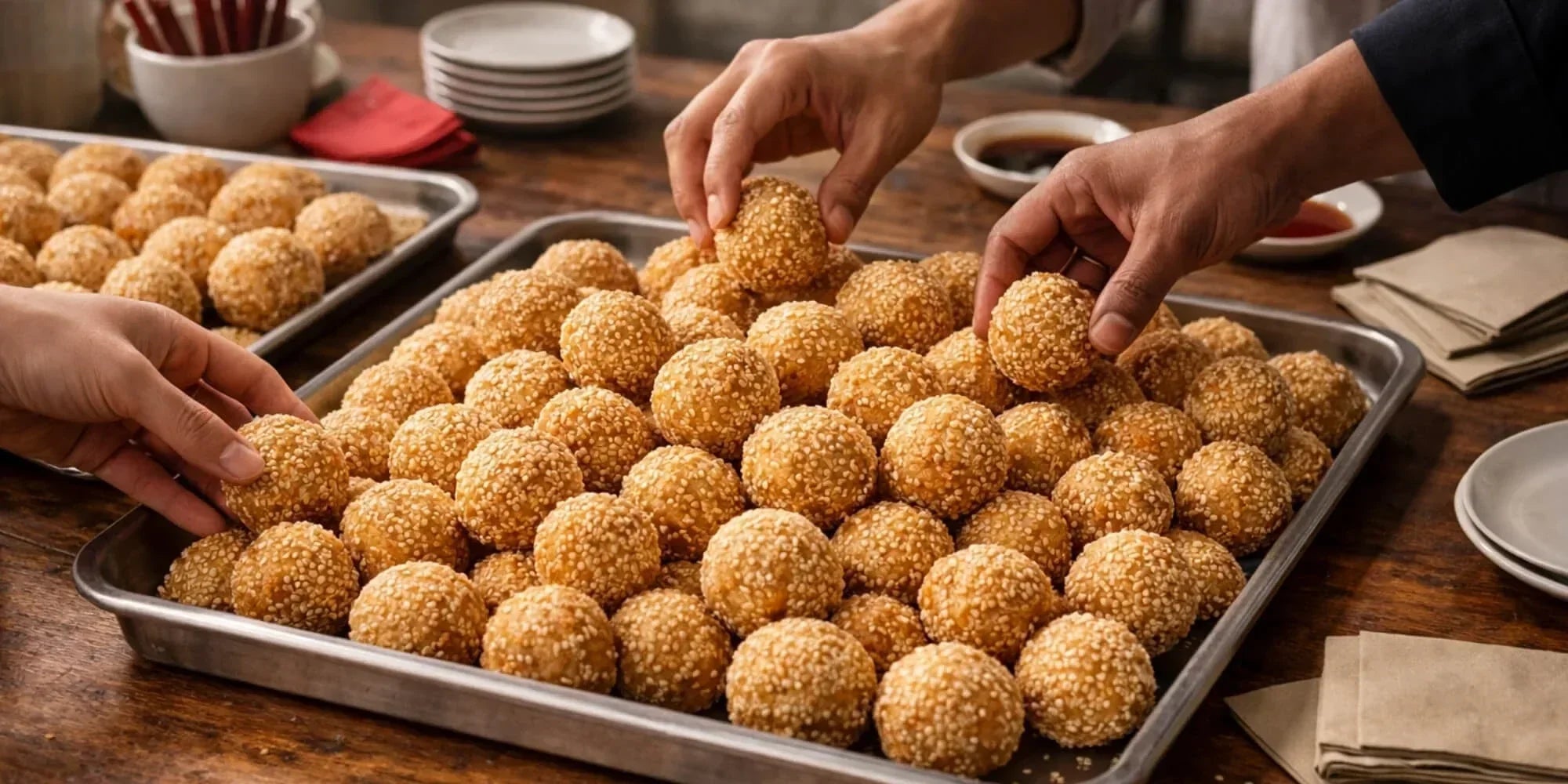 Red Bean Sesame Balls Catering: How Many to Order