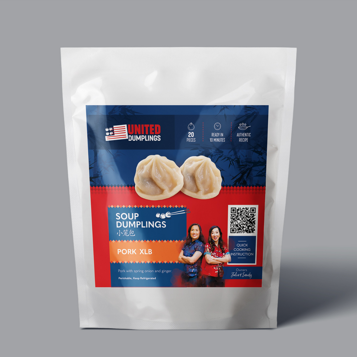 Frozen Soup Dumplings XLB - Crab and Pork [Freezer] - United Dumplings